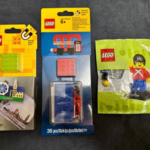Lego | Toys | Lego British Variety Pack London Magnet London Bus Magnet ...